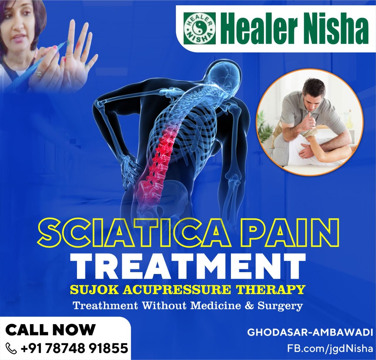 Nerve Pain Treatment Ahmedabad -@499 - 7874891855 - l3 l4 l5
